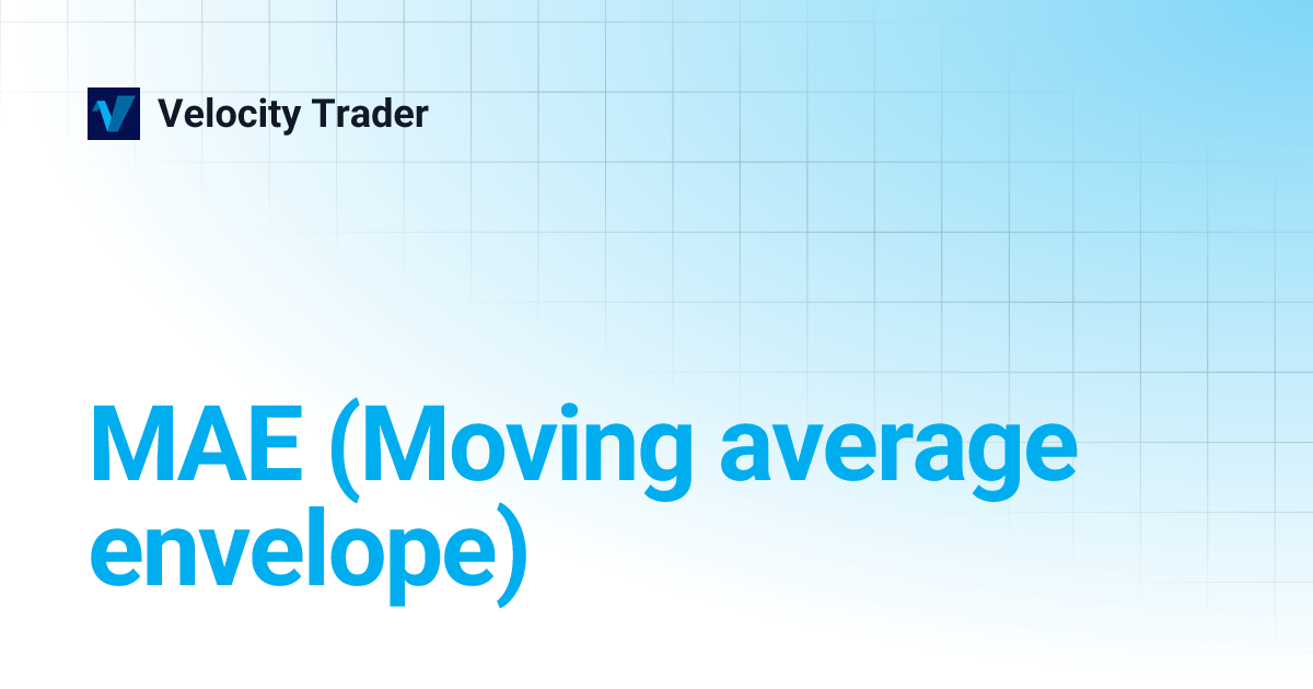 MAE (Moving average envelope) | Velocity Trader